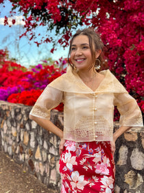 Maria Clara Alampay Kandungga | Modern Authentic Filipiniana Attire ...